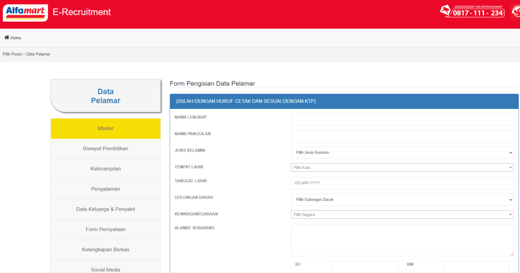 Cara Melamar Kerja Alfamart