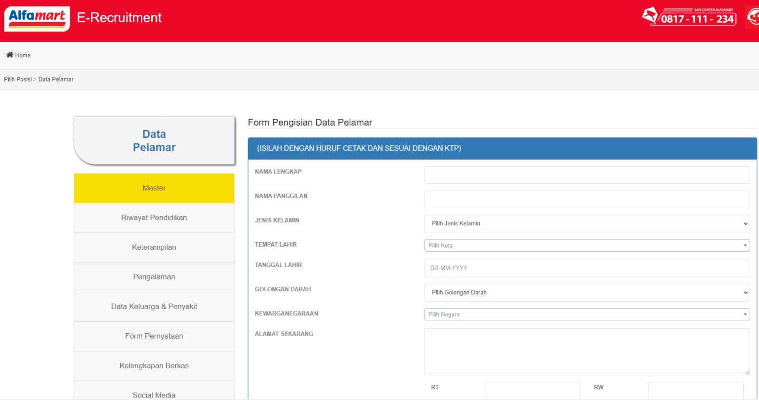 Cara Melamar Kerja Alfamart